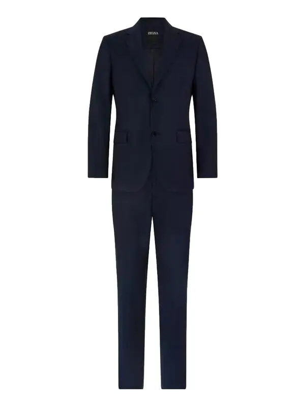 Zegna Single-breasted Suit - Blue