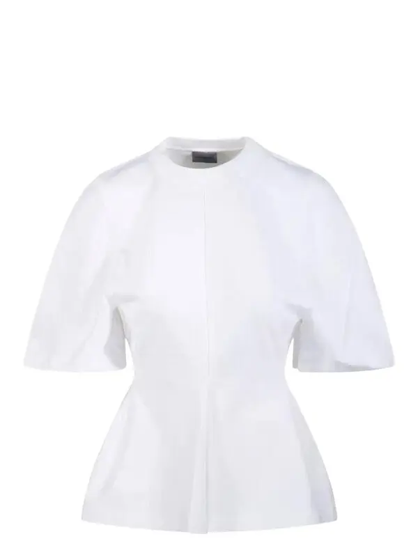 Balenciaga Peplum T-shirt - White