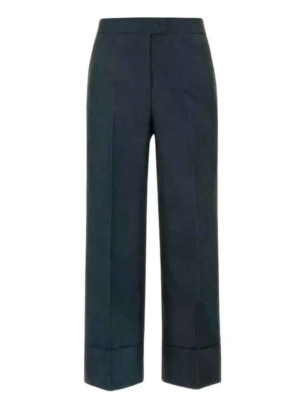 PT TORINO Colette Cropped Trousers - Blue