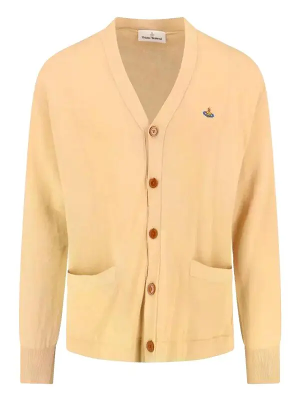 VIVIENNE WESTWOOD Button-front Cardigan - Neutrals