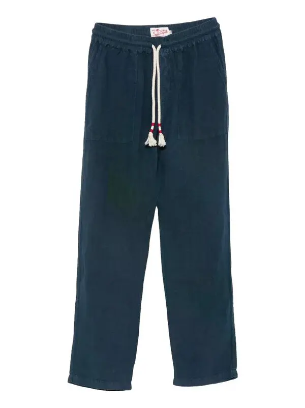 MC2 SAINT BARTH Drawstring Trousers - Blue