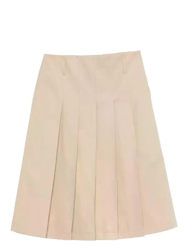 A.p.c. Pleated Mini Skirt - Neutrals