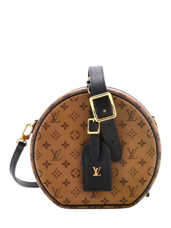 LOUIS VUITTON Petite Boite Chapeau Reverse Monogram Shoulder Bag - Brown
