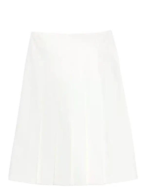 A.p.c. Pleated Mini Skirt - White