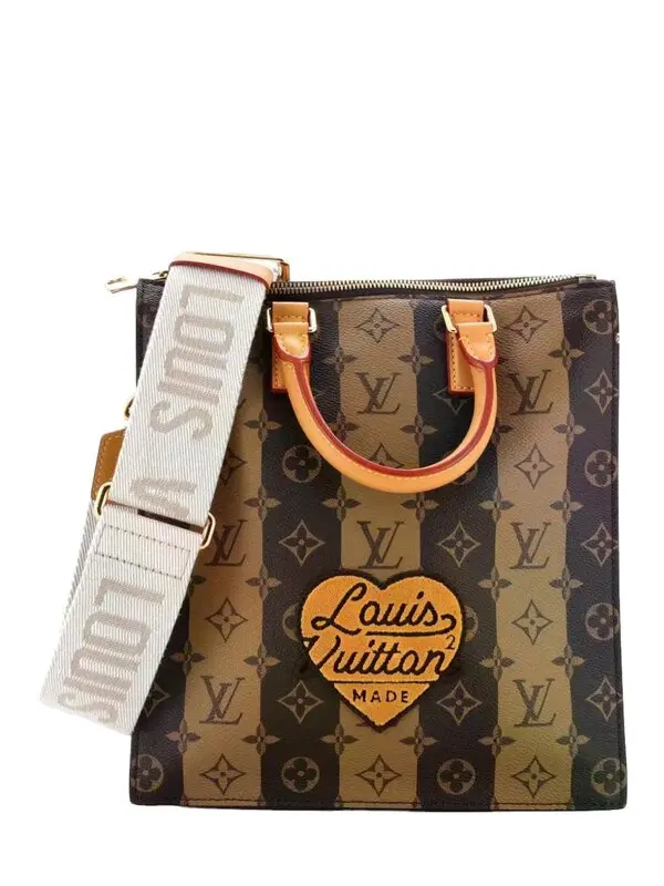 LOUIS VUITTON Nigo Sac Plat Crossbody Bag Limited Edition Monogram Canvas - Brown
