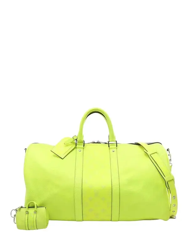 LOUIS VUITTON Taigarama Keepall Bandoulière 50 Travel Bag - Green