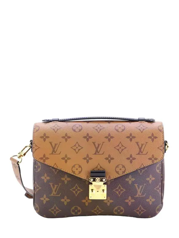 LOUIS VUITTON Pochette Metis Reverse Monogram Canvas - Brown