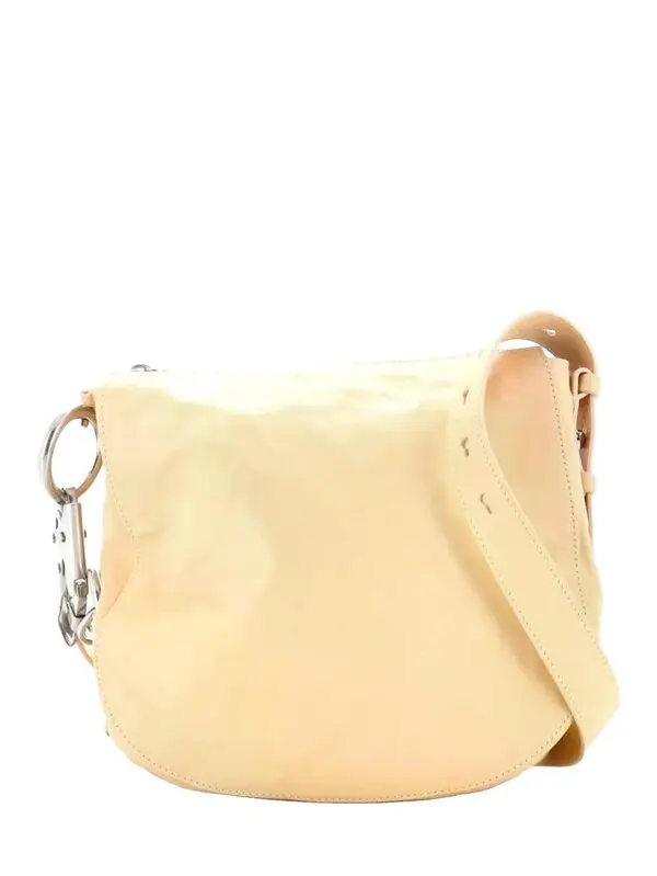Burberry Knight Leather Small Shoulder Bag - Neutrals