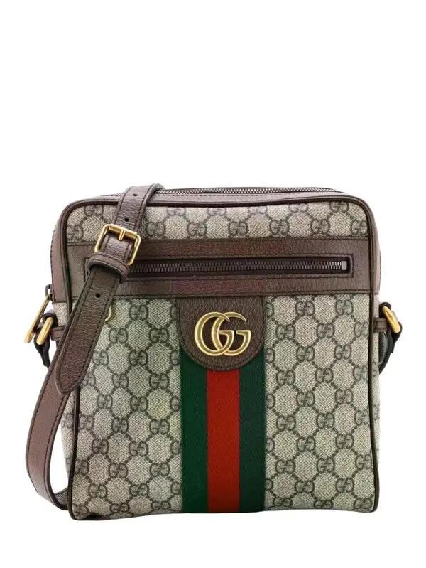 Gucci Ophidia Gg Coated Canvas Small Messenger Bag - Brown