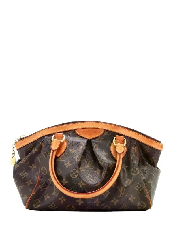 LOUIS VUITTON Tivoli Handbag Monogram Canvas Pm Satchel - Brown