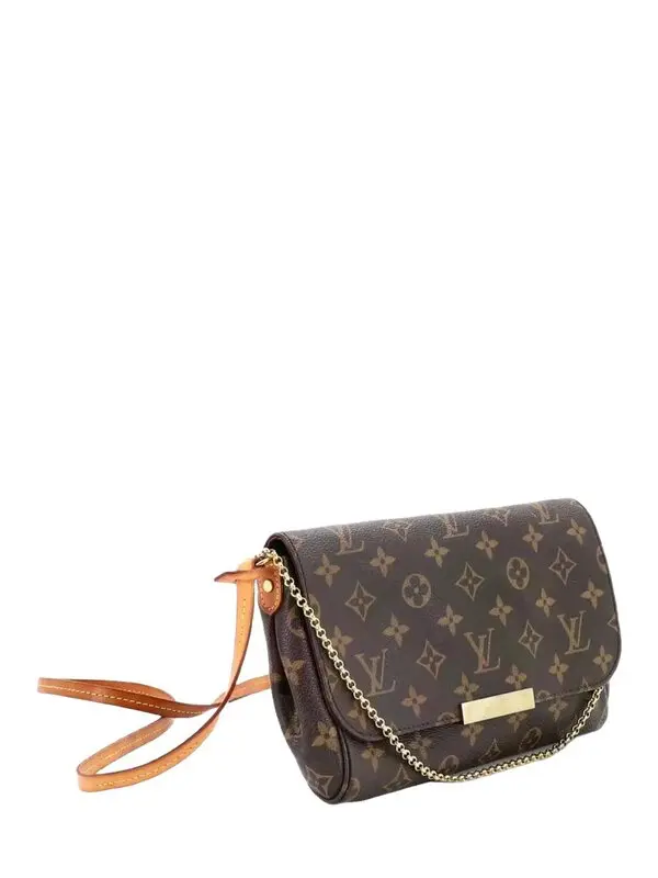 LOUIS VUITTON Favorite Handbag Monogram Canvas Mm - Brown