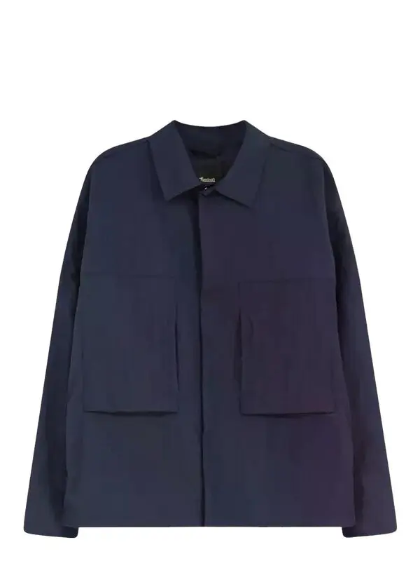 Herno Patch-pocket Shirt Jacket - Blue