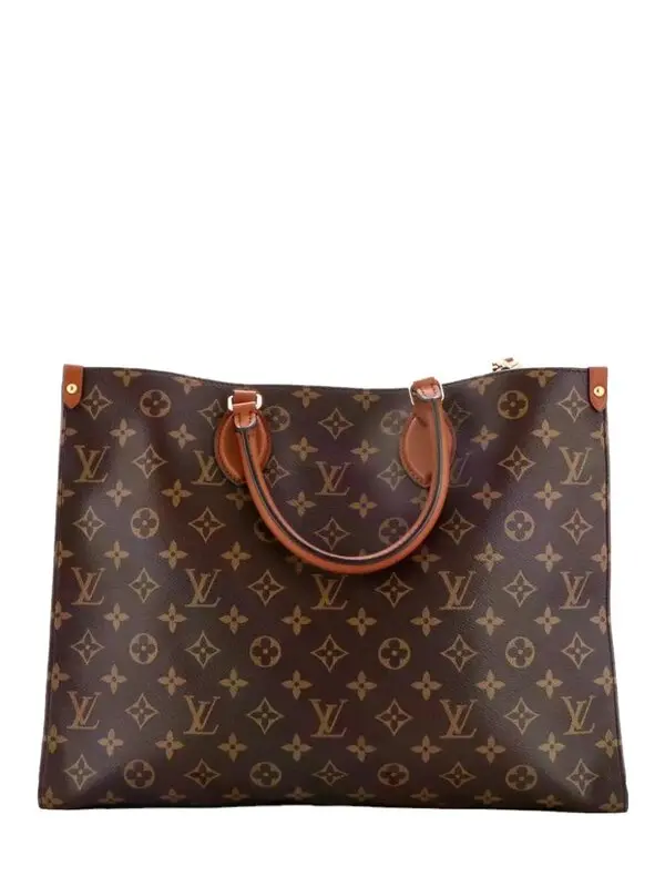 LOUIS VUITTON Onthego Organizer Monogram Canvas Tote Bag - Brown