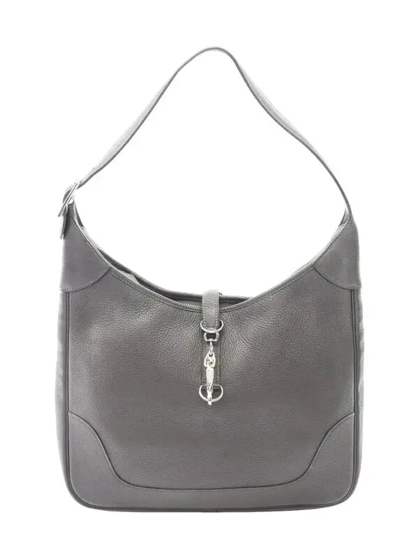 Hermès 2002 Clemence Trim Ii 35 Shoulder Bag - Grey