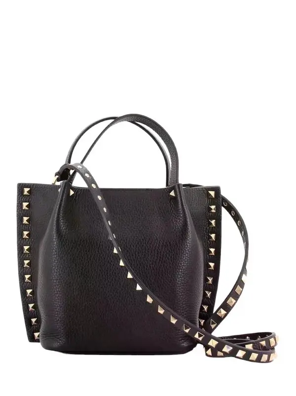 Valentino Garavani Rockstud Convertible Mini Tote Bag - Black