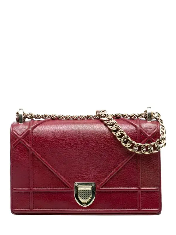 Dior 2017 Small Diorama Flap Bag - Red