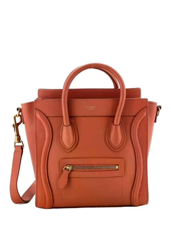 Celine Luggage Nano Crossbody Bag - Brown