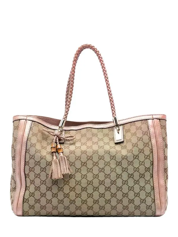 Gucci Gg Canvas Bella Tote Bag - Pink