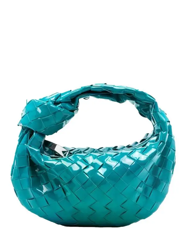 Bottega Veneta Mini Intrecciato Jodie Hobo Bag - Blue
