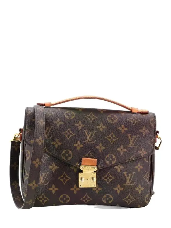 LOUIS VUITTON Pochette Metis Monogram Canvas Crossbody Bag - Brown