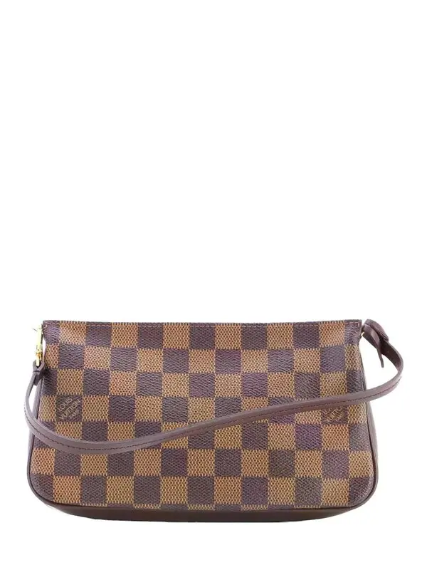 LOUIS VUITTON Navona Pochette Accessoires Damier Clutch - Brown