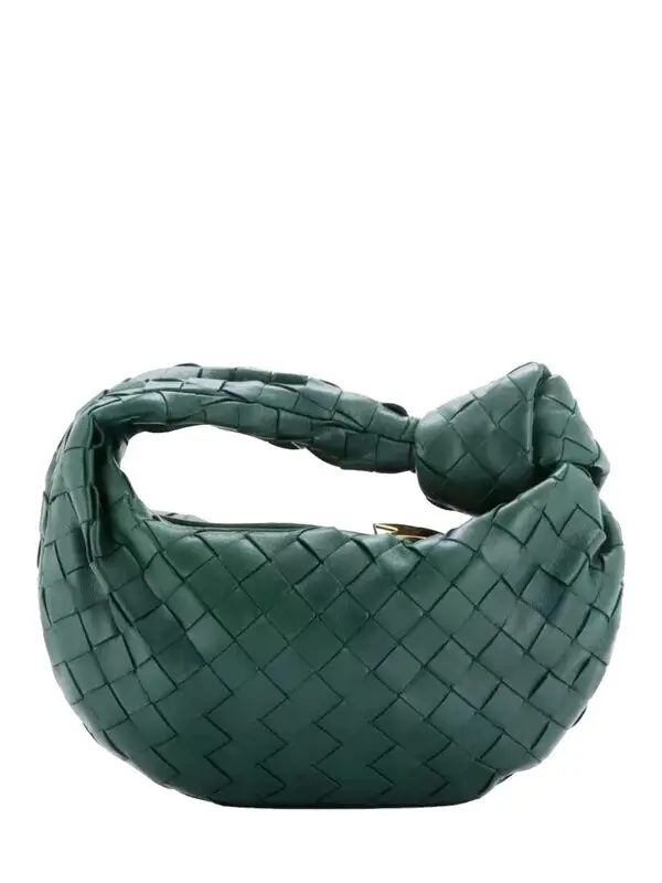 Bottega Veneta Jodie Intrecciato Nappa Mini Hobo Bag - Green