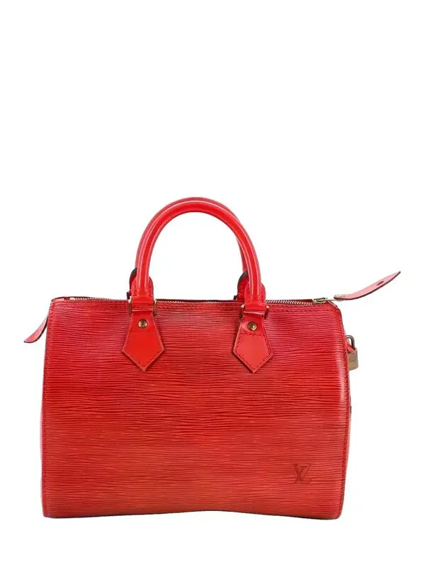 LOUIS VUITTON Speedy 25 Satchel - Red