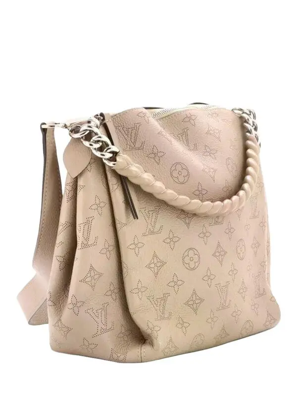 LOUIS VUITTON Babylone Hobo Bag Mahina Leather Bb - Neutrals