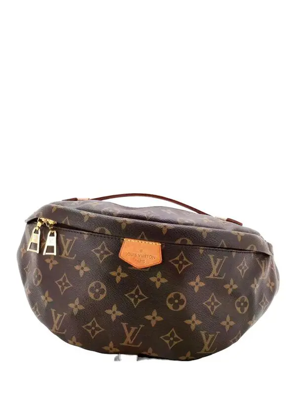 LOUIS VUITTON Bum Bag Monogram Canvas Belt Bag - Brown