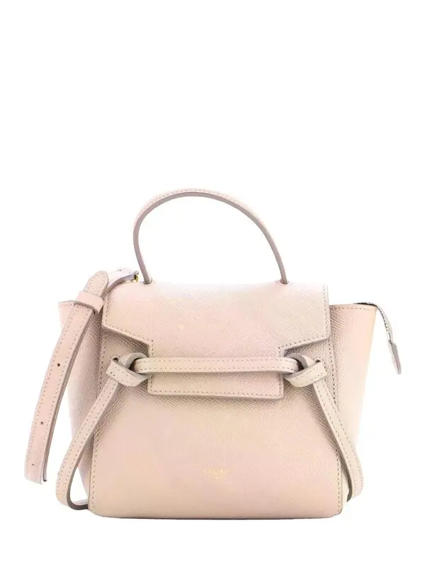 Celine Belt Bag Textured Leather Pico - Neutrals