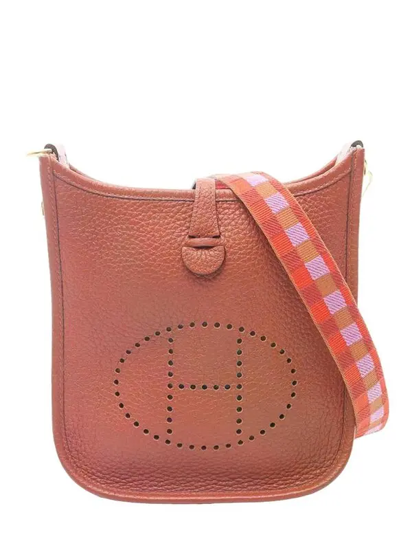 Hermès 2022 Clemence Evelyne Amazone Tpm Crossbody Bag - Brown