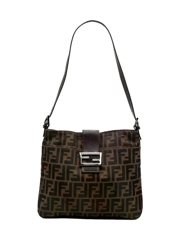 Fendi 20th Century Zucca Canvas Shoulder Bag - Brown