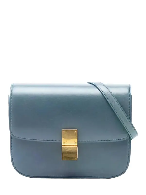 Celine 2012 Medium Classic Box Bag - Blue