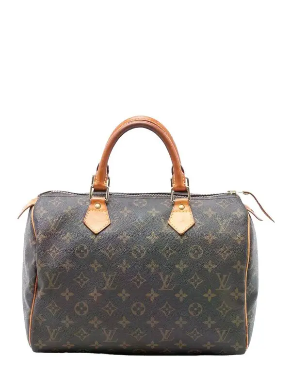 LOUIS VUITTON 2007 Monogram Speedy 30 Boston Bag - Brown