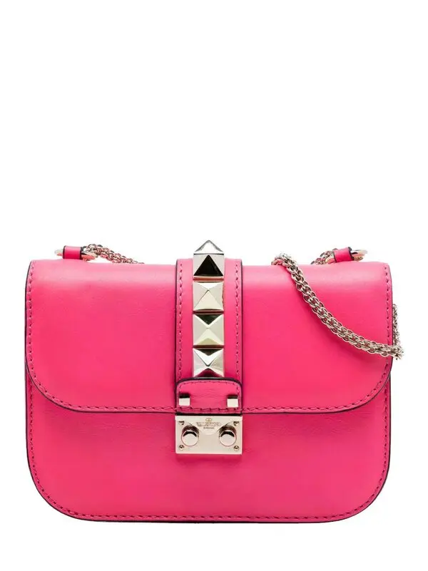 Valentino Garavani Rockstud Glam Lock Crossbody Bag - Pink