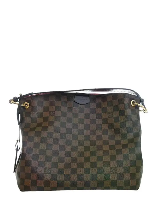 LOUIS VUITTON 2019 Damier Ebene Graceful Pm Shoulder Bag - Brown