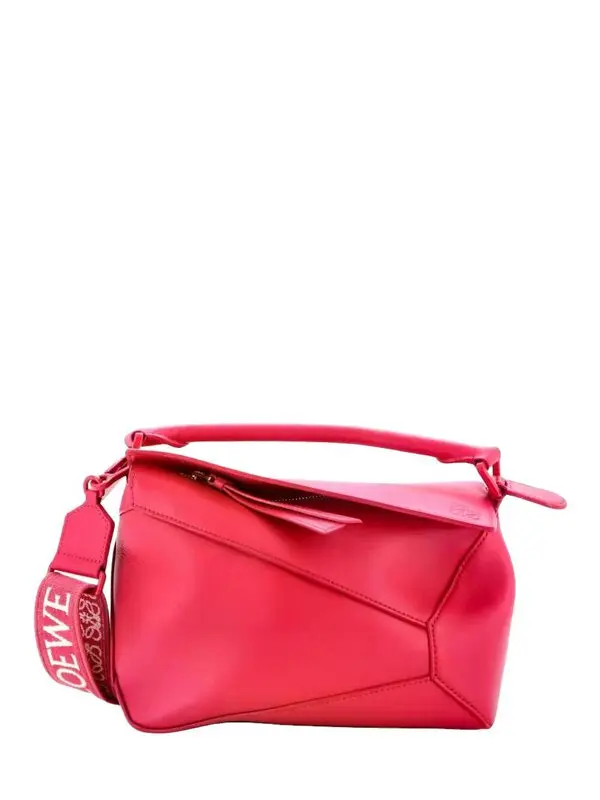 Loewe Puzzle Edge Small Crossbody Bag - Pink