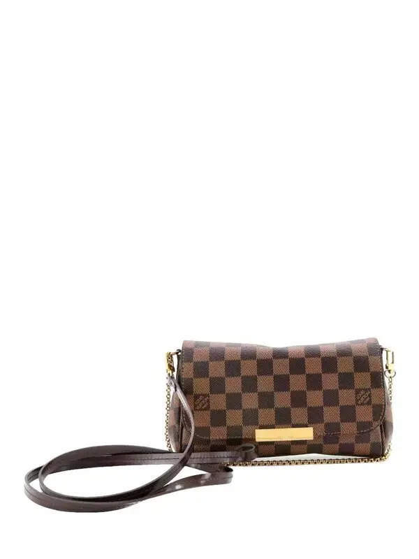 LOUIS VUITTON Favorite Handbag Damier Pm - Brown
