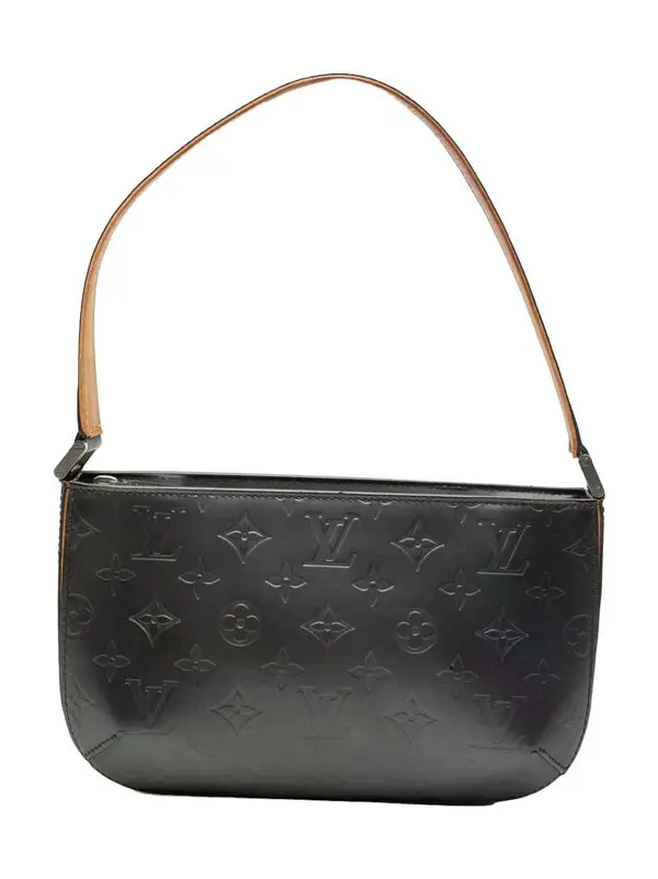 LOUIS VUITTON 2003 Monogram Mat Fowler Shoulder Bag - Grey