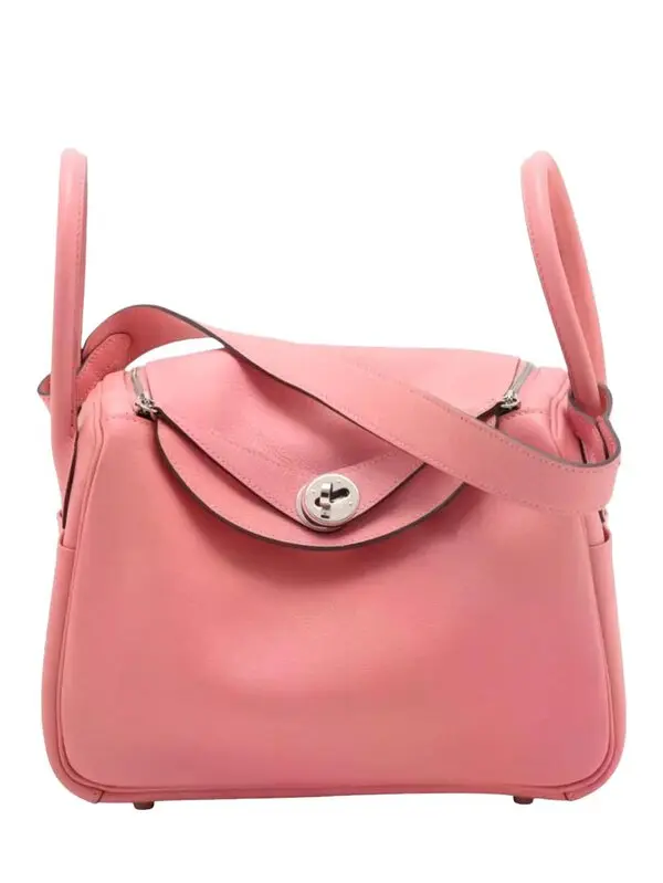 Hermès 2017 Evercolor Lindy 26 Satchel - Pink