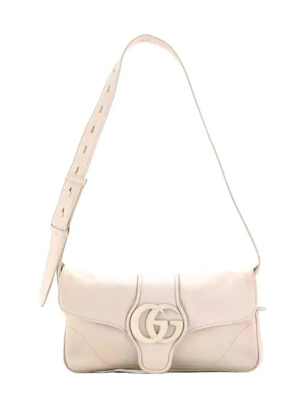 Gucci Monochrome Aphrodite Small Shoulder Bag - White