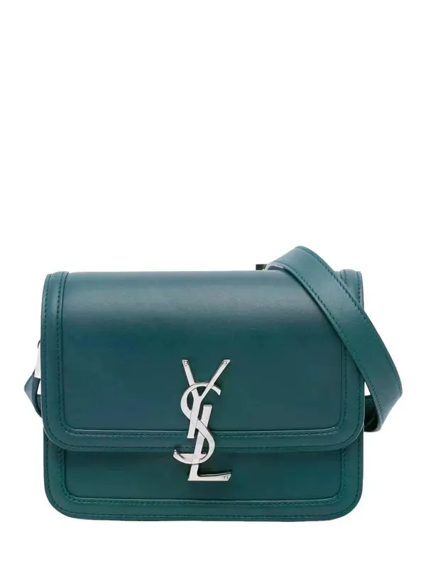 Saint Laurent 2020 Small Leather Solferino Satchel - Blue