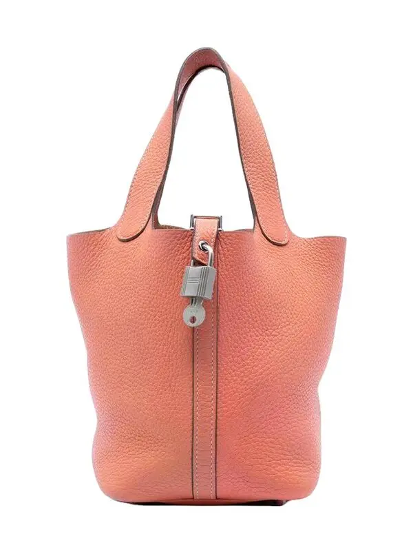 Hermès 2013 Clemence Picotin Lock 18 Handbag - Orange
