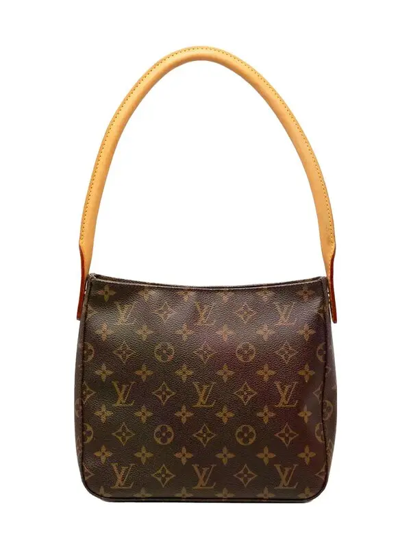 LOUIS VUITTON 2003 Monogram Looping Mm Shoulder Bag - Brown