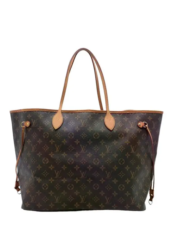 LOUIS VUITTON 2008 Monogram Neverfull Gm Tote Bag - Brown