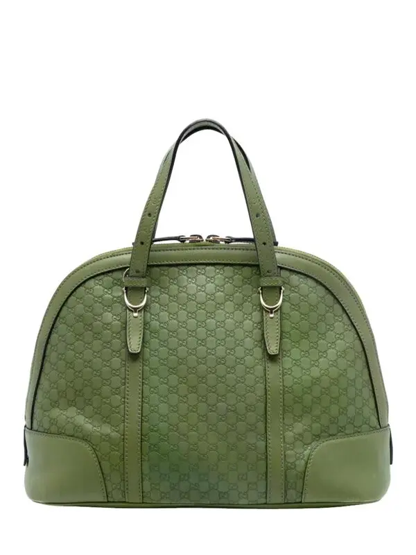 Gucci Small Microissima Dome Satchel - Green