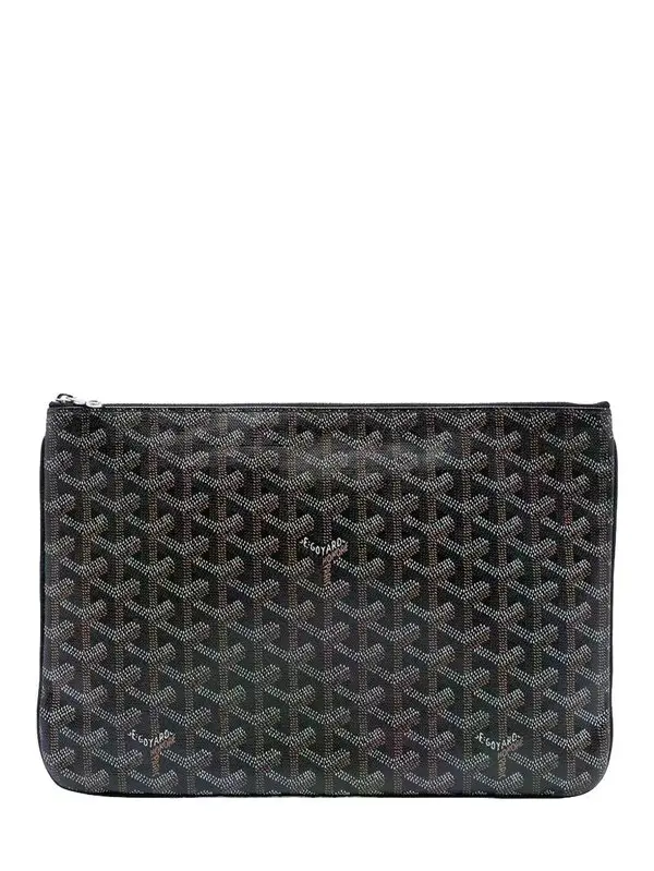 Goyard 2016 Ine Senat Mm Clutch Bag - Black