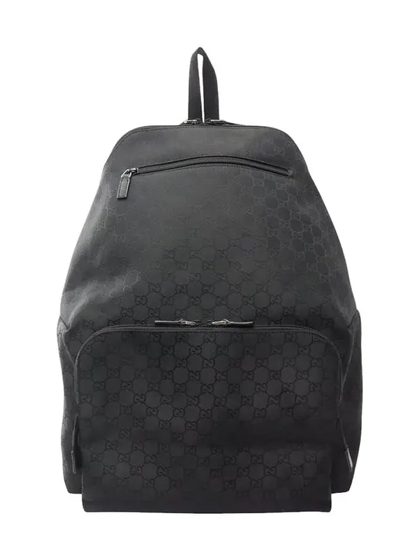 Gucci Gg Nylon Backpack - Black