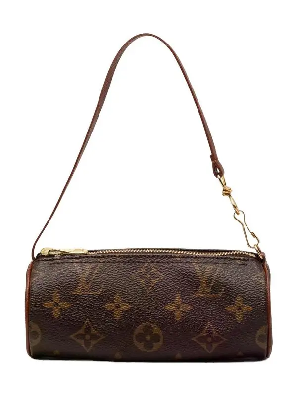 LOUIS VUITTON 1990-2020 Monogram Papillon Pochette - Brown