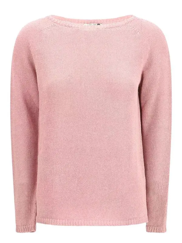 Max Mara Linen Sweater - Pink
